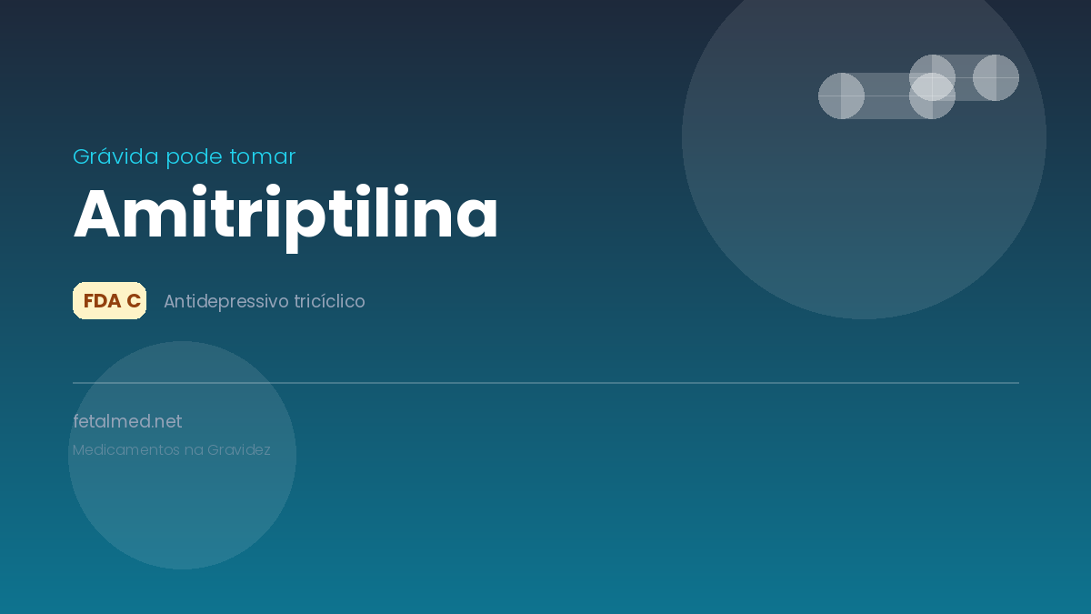 Amitriptilina - Fetalmed