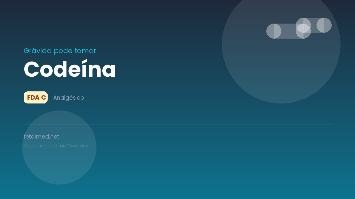 Codeína - Fetalmed